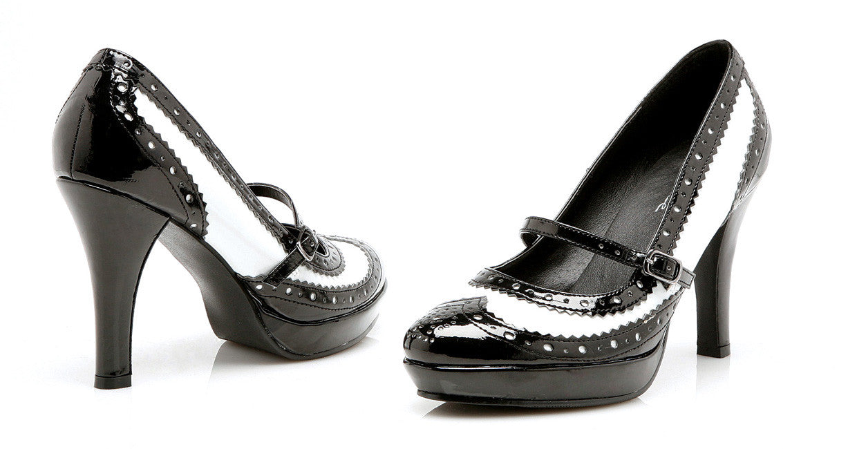 4 Inch Heel Pointy Toe Pump Flapper Model - ElegantStripper